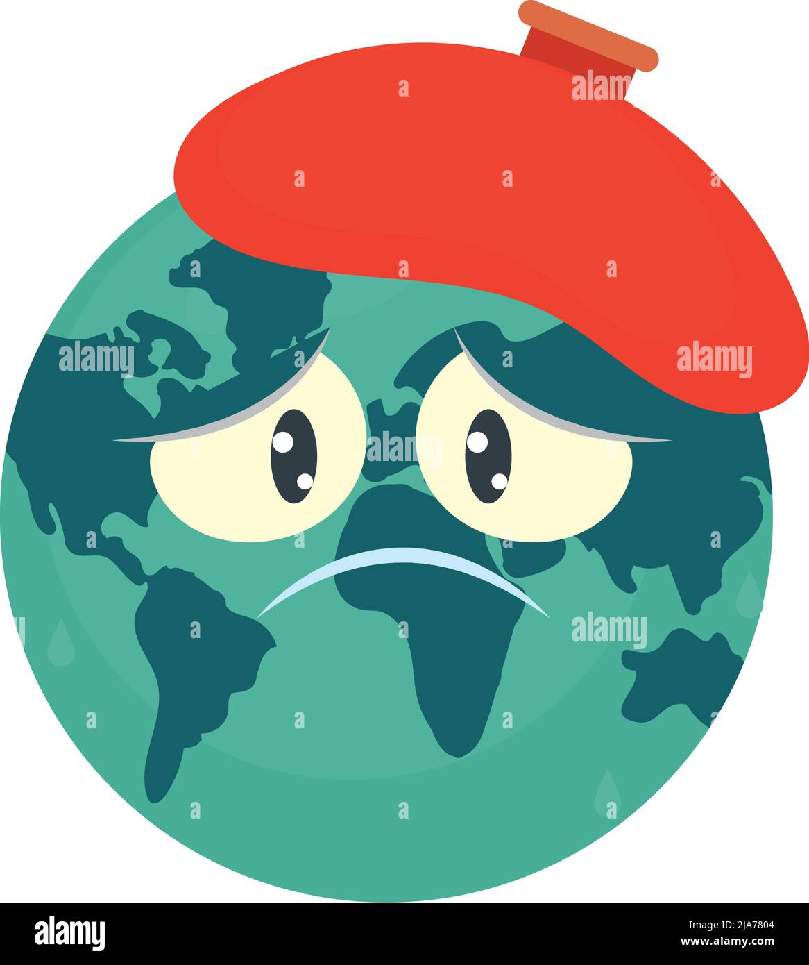 cartoon sick planet Stock Vector Image & Art - Alamy