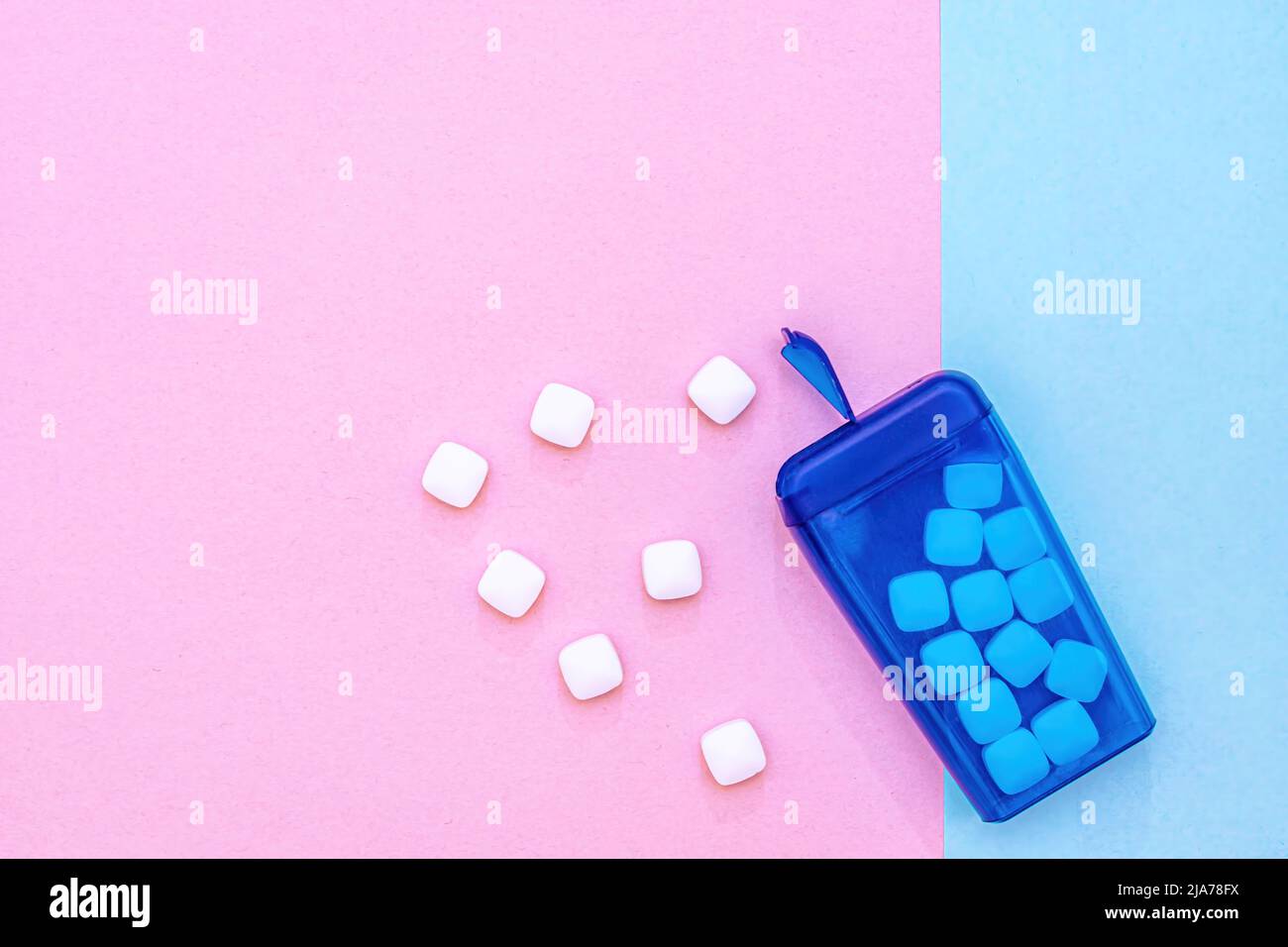 Flavored gummies to keep your breath fresh and your teeth clean Stock ...