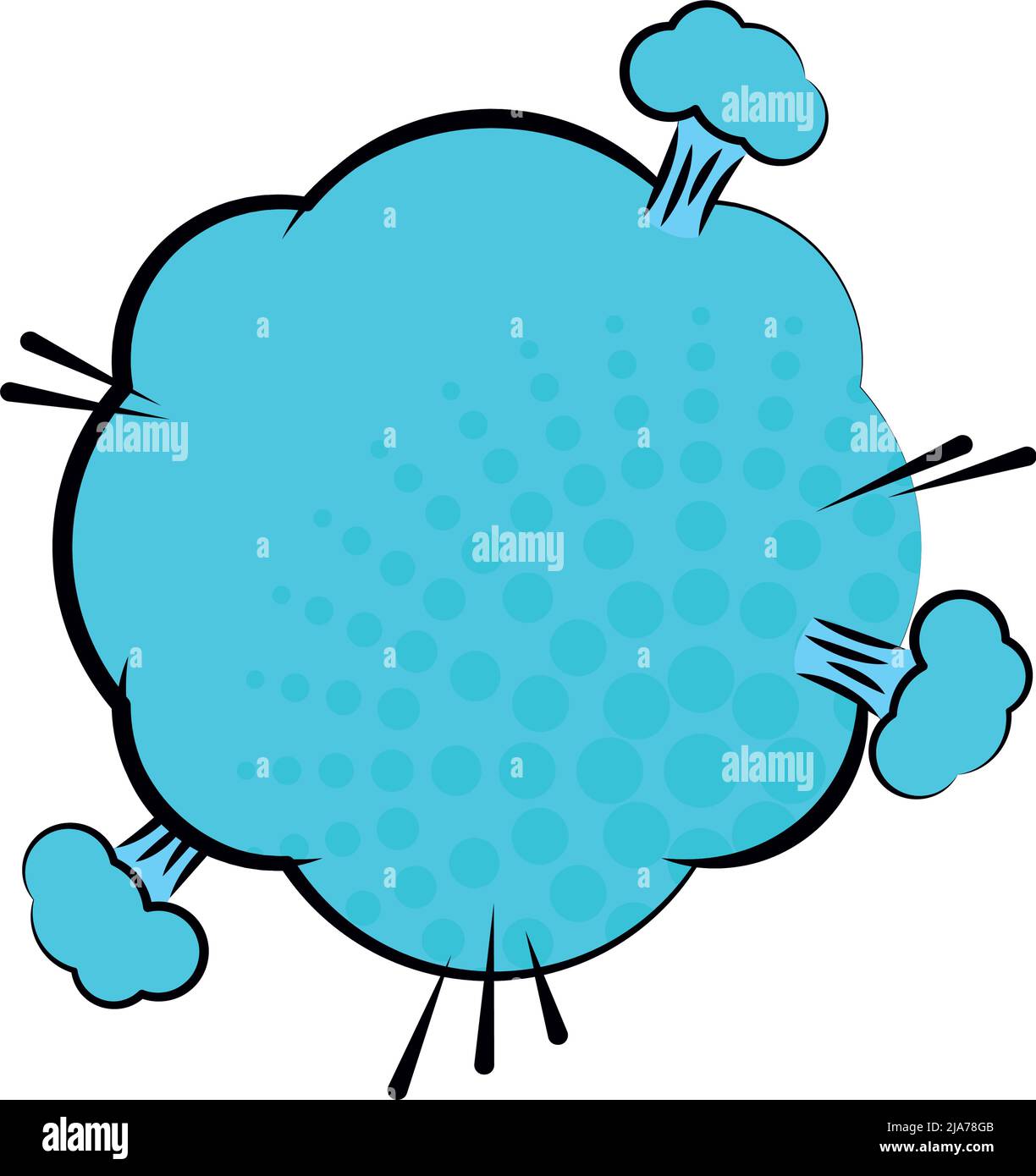 blue comic explosion Stock Vector Image & Art - Alamy