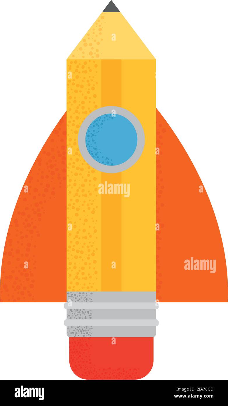 pencil rocket icon Stock Vector Image & Art - Alamy