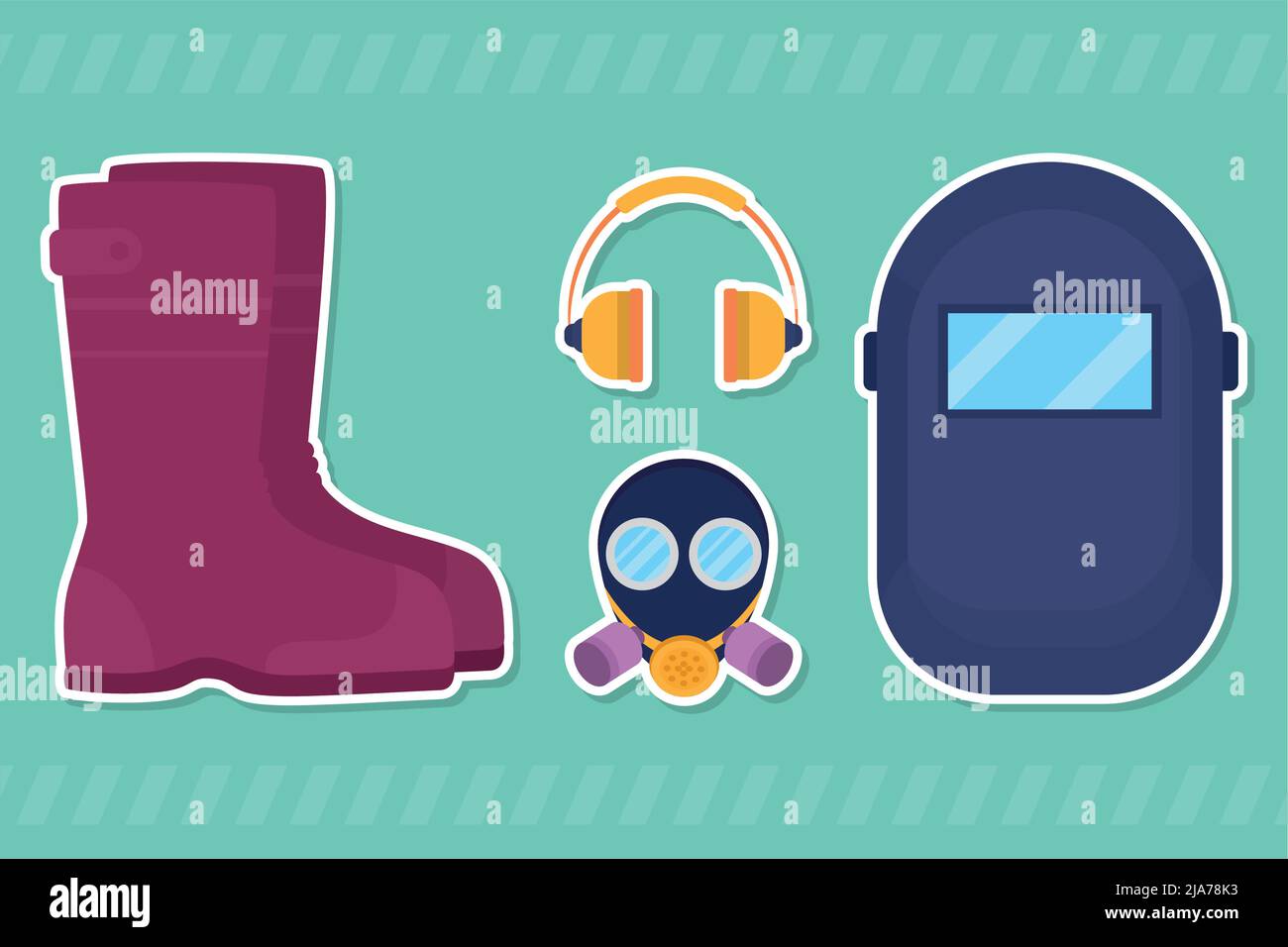 safety equipment icons set Stock Vector Image & Art - Alamy