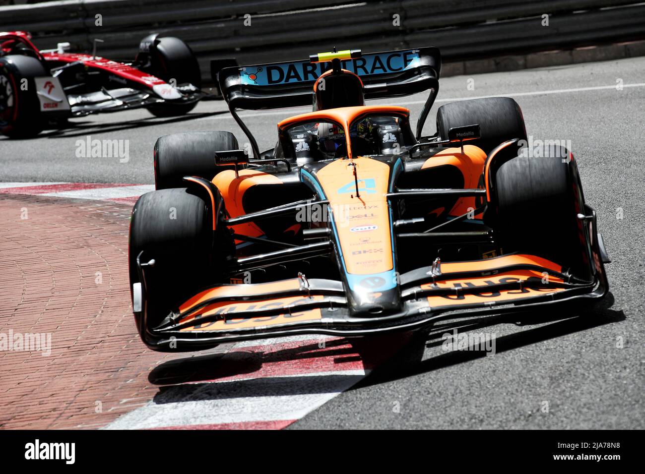 Lando Norris (GBR) McLaren MCL36. Monaco Grand Prix, Saturday 28th May 2022. Monte Carlo, Monaco ...