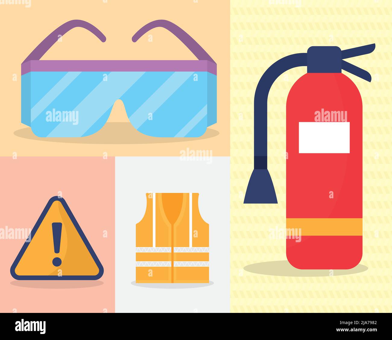 safety equipment icon collection Stock Vector Image & Art - Alamy