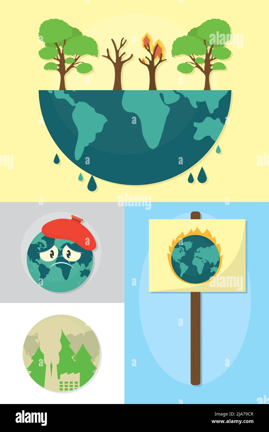 global warming icons set Stock Vector Image & Art - Alamy global warming icons set Stock Vector Image & Art - Alamy