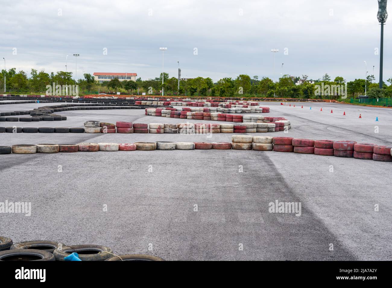 An urban professional car track Stock Photo - Alamy