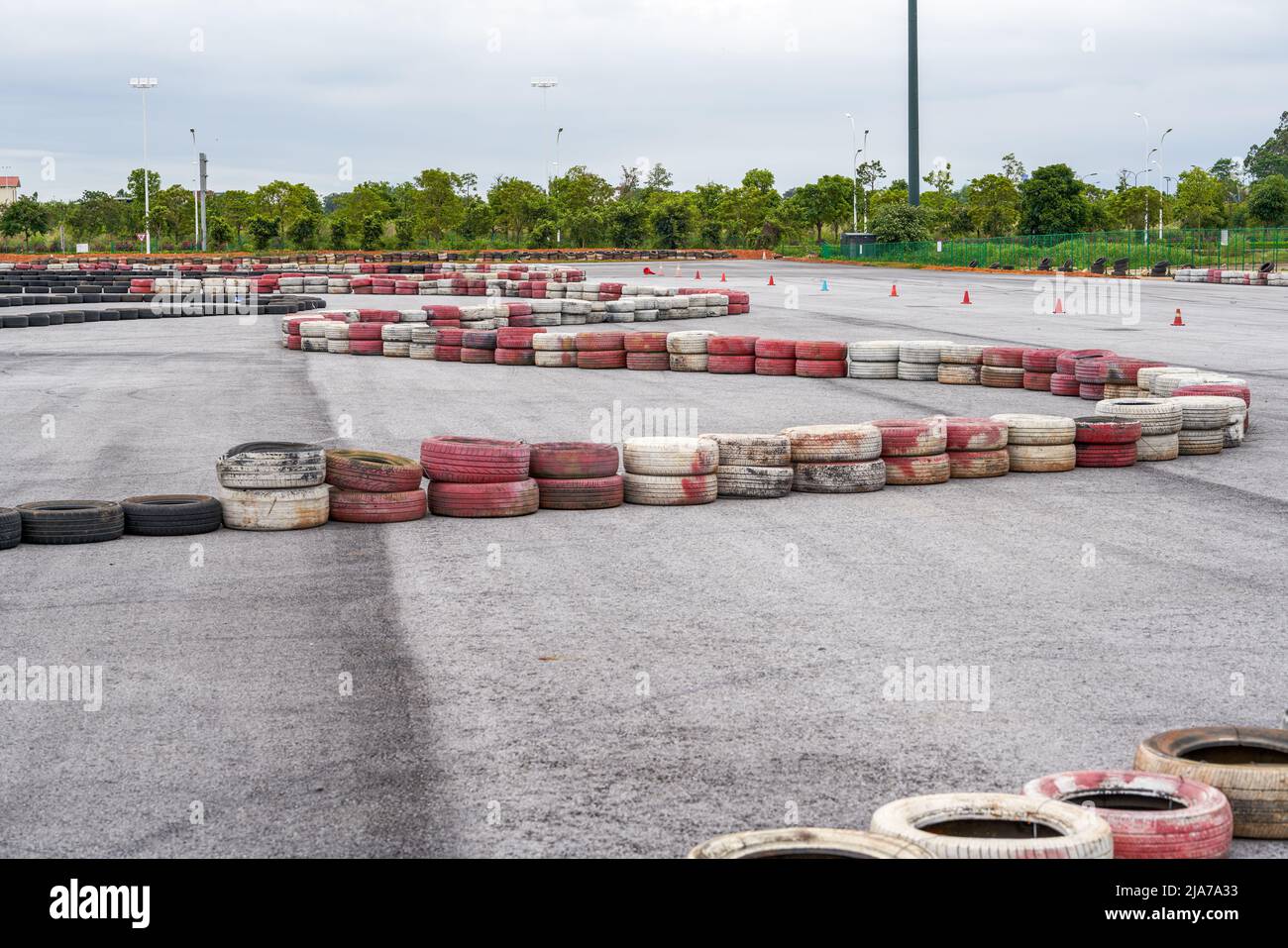An urban professional car track Stock Photo - Alamy