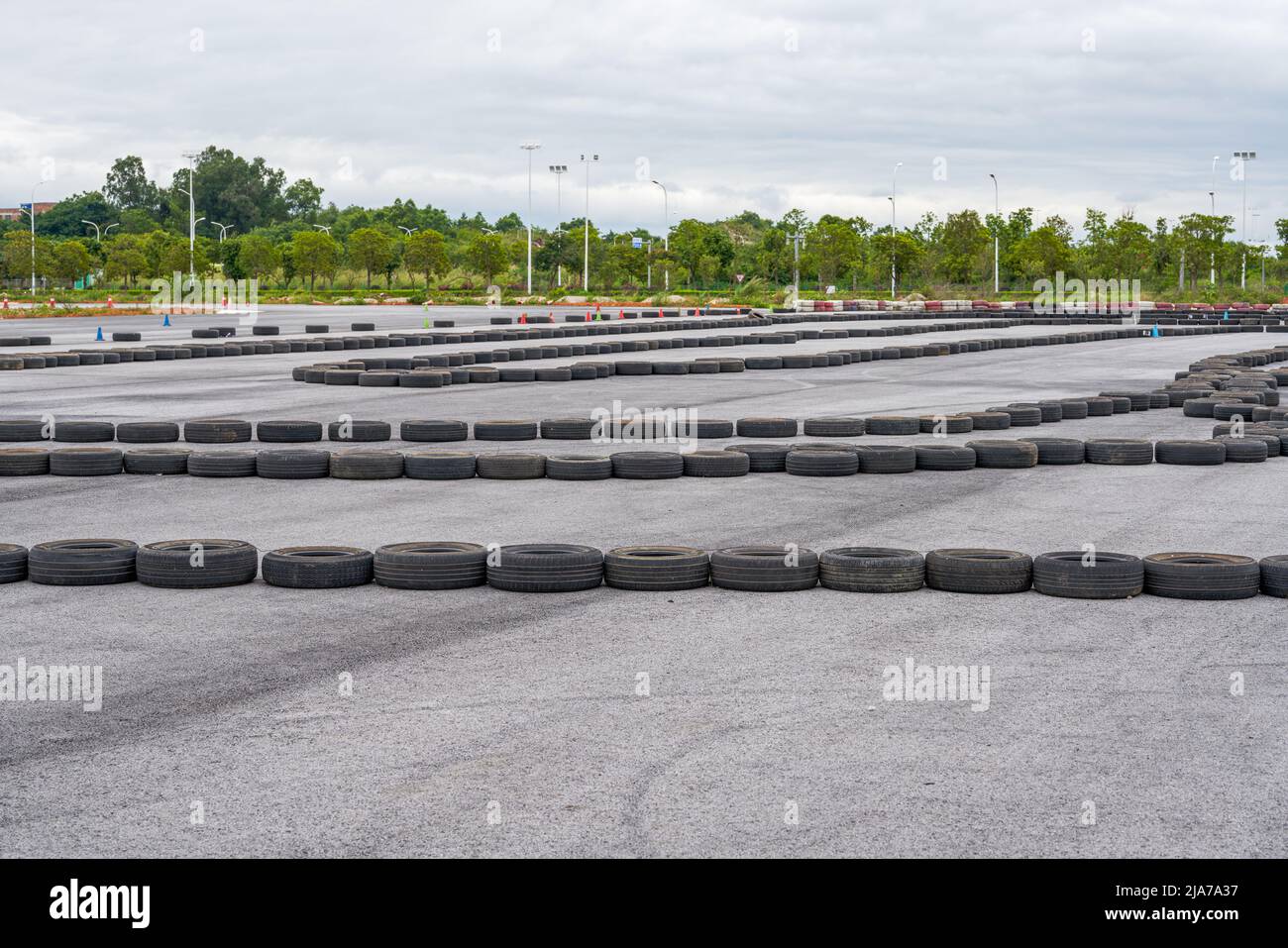 An urban professional car track Stock Photo - Alamy