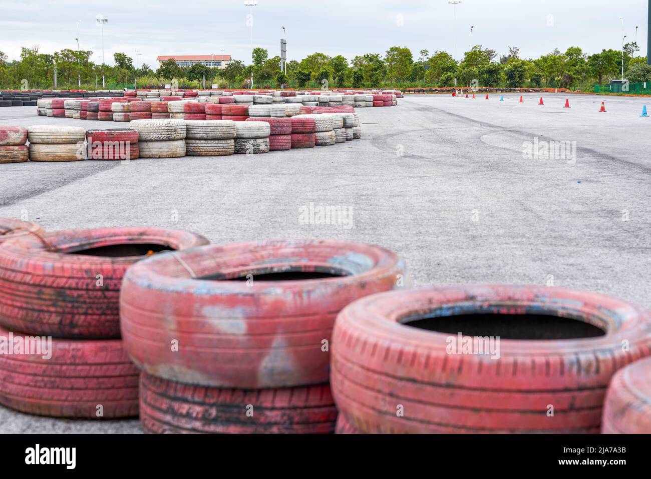 An urban professional car track Stock Photo - Alamy