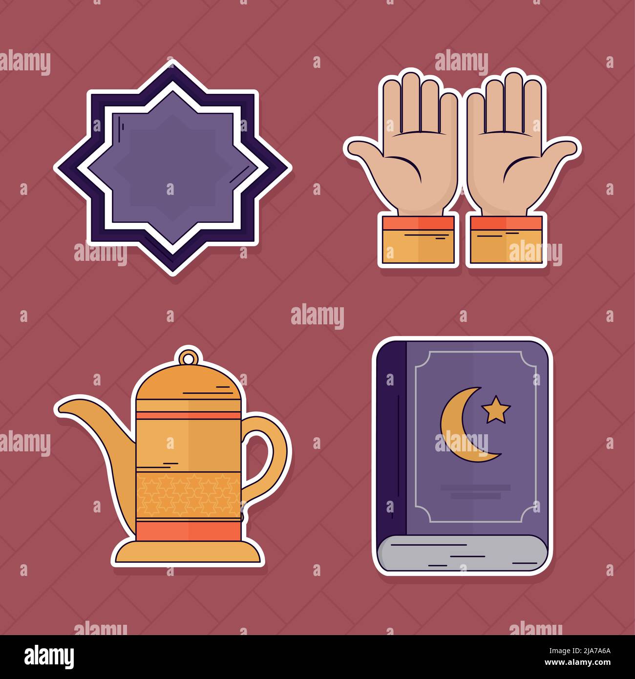 islamic icon set Stock Vector Image & Art - Alamy