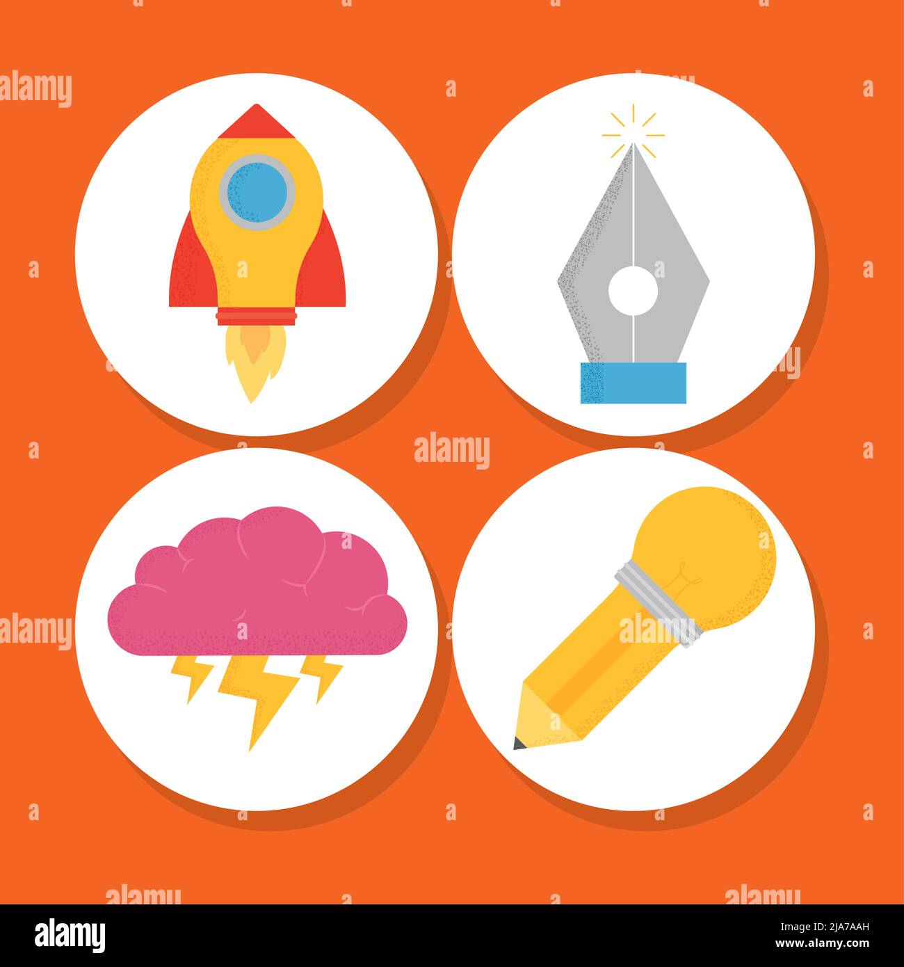 idea and design set Stock Vector Image & Art - Alamy