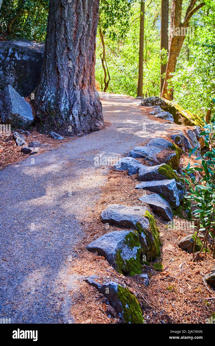 Fall winding hiking trail hi-res stock photography and images - Alamy