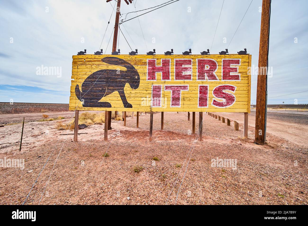 Iconic billboard ad for Jack Rabbit Trading Post reading Here It Is ...