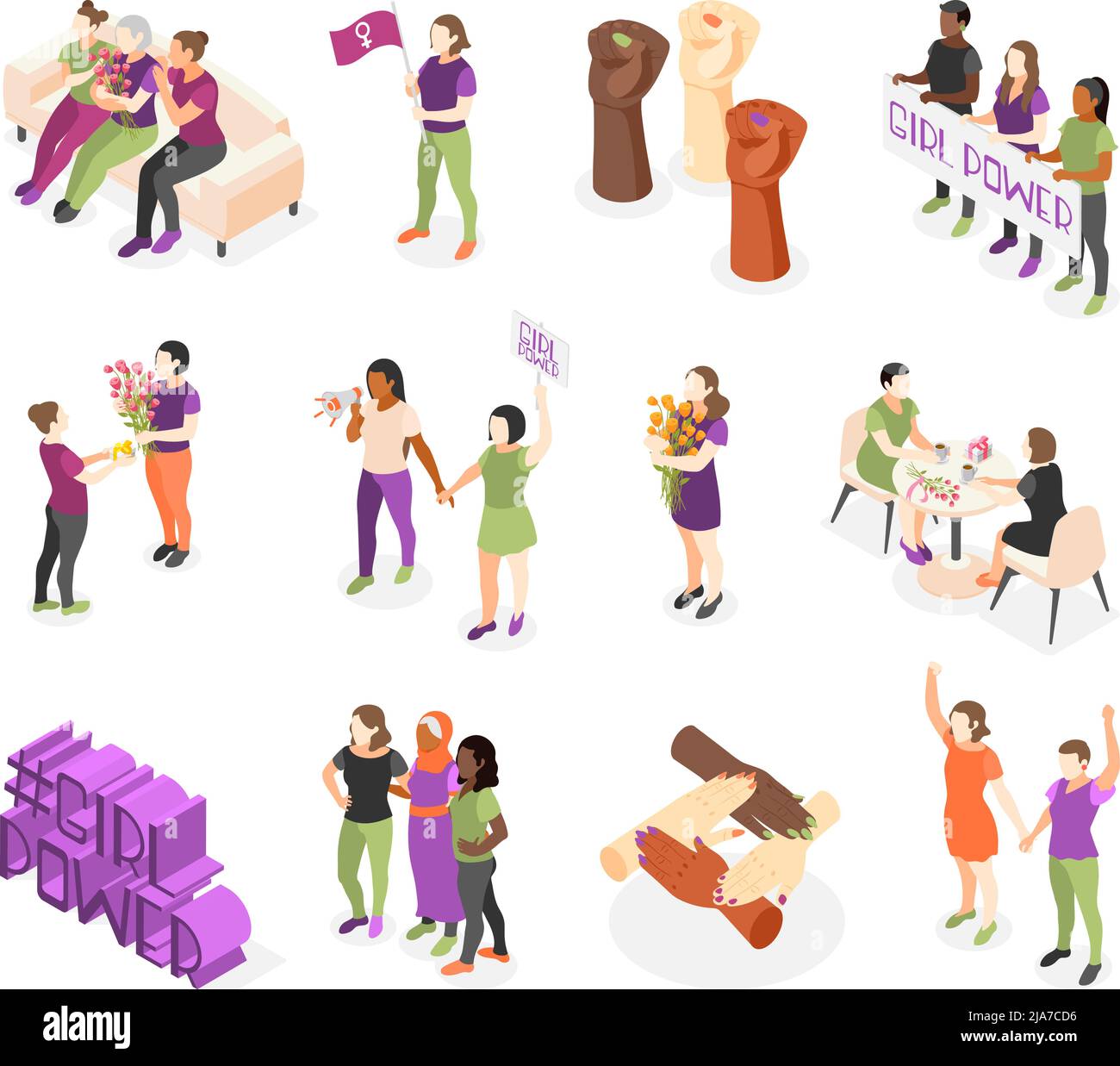 Role of women Stock Vector Images - Alamy