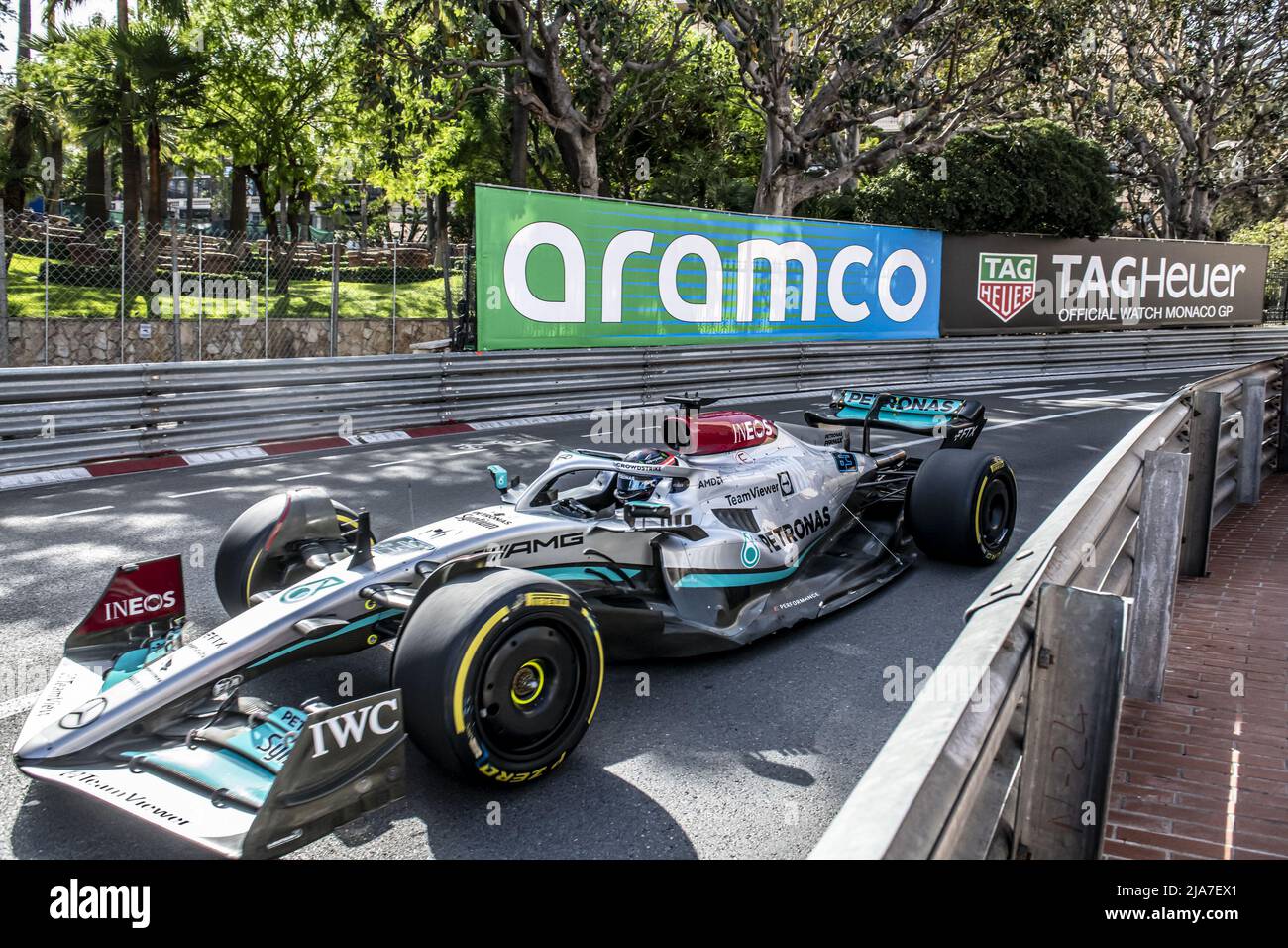 Monaco - 27-05-2022, Circuit de Monaco, George Russell at the Formula 1 ...