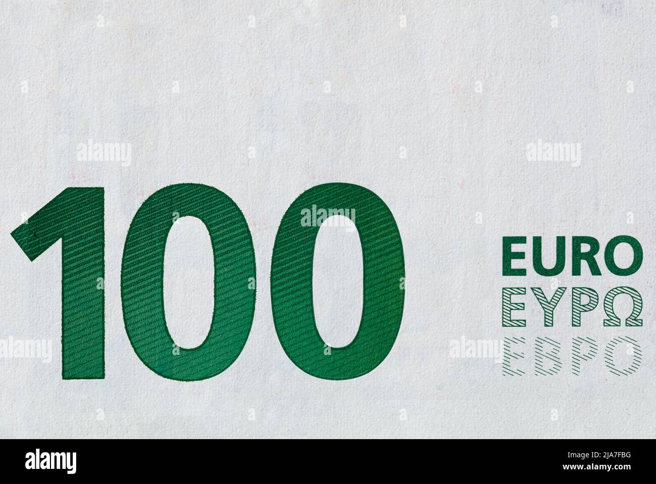 closeup of 100 euro banknote Stock Photo - Alamy