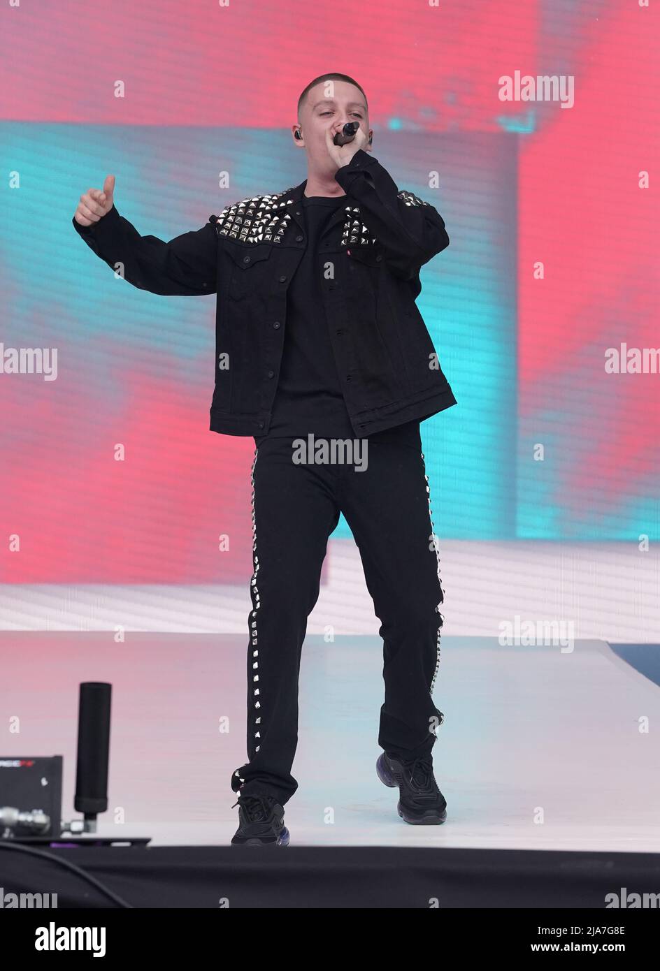Aitch performs on the main stage during BBC Radio 1's Big Weekend at ...