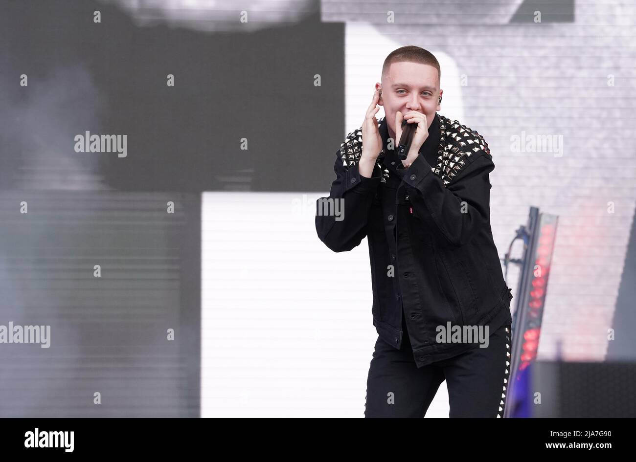 Aitch performs on the main stage during BBC Radio 1's Big Weekend at ...