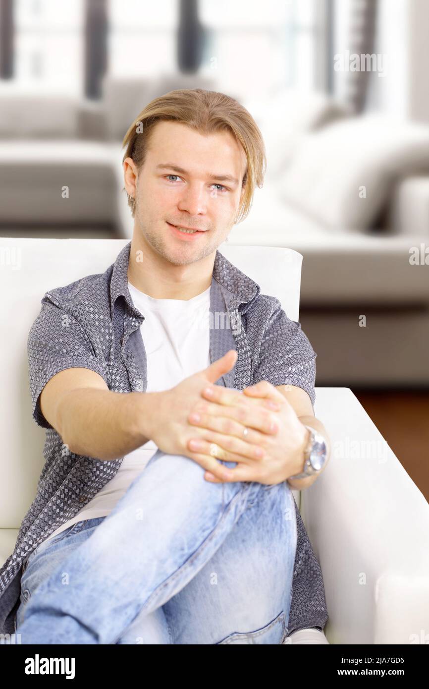Portrait cheerful white man hi-res stock photography and images - Alamy