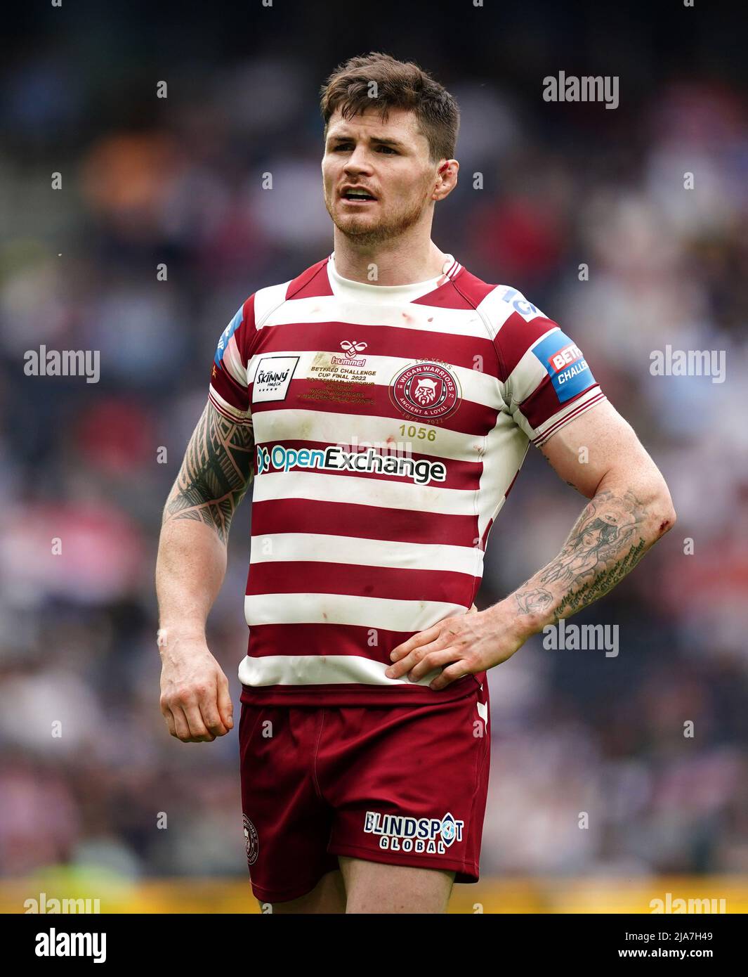 Wigan Warriors' John Bateman during the Betfred Challenge Cup final at ...
