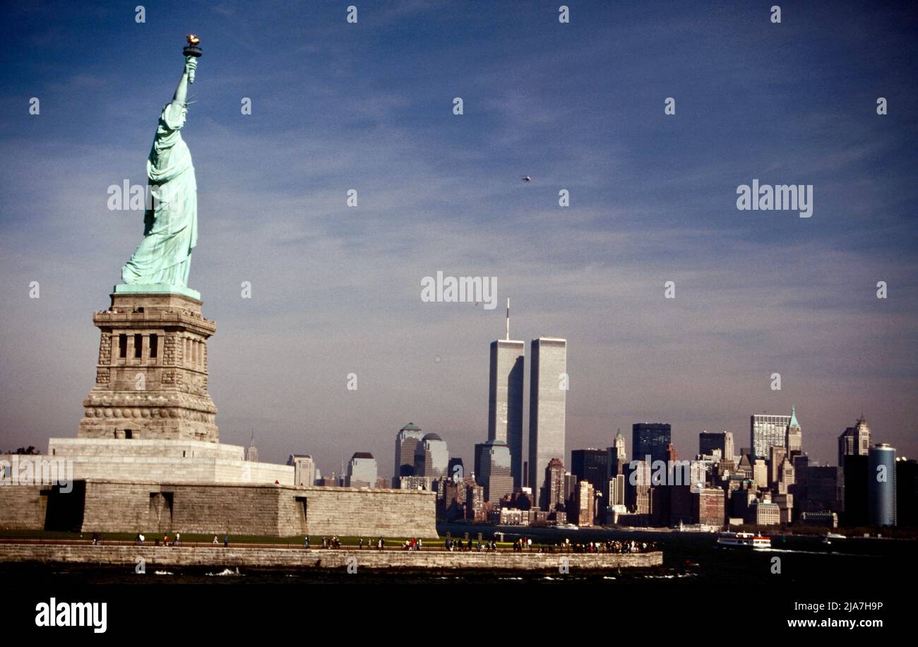 Statue of Liberty (Liberty Enlightening the World) a colossal ...