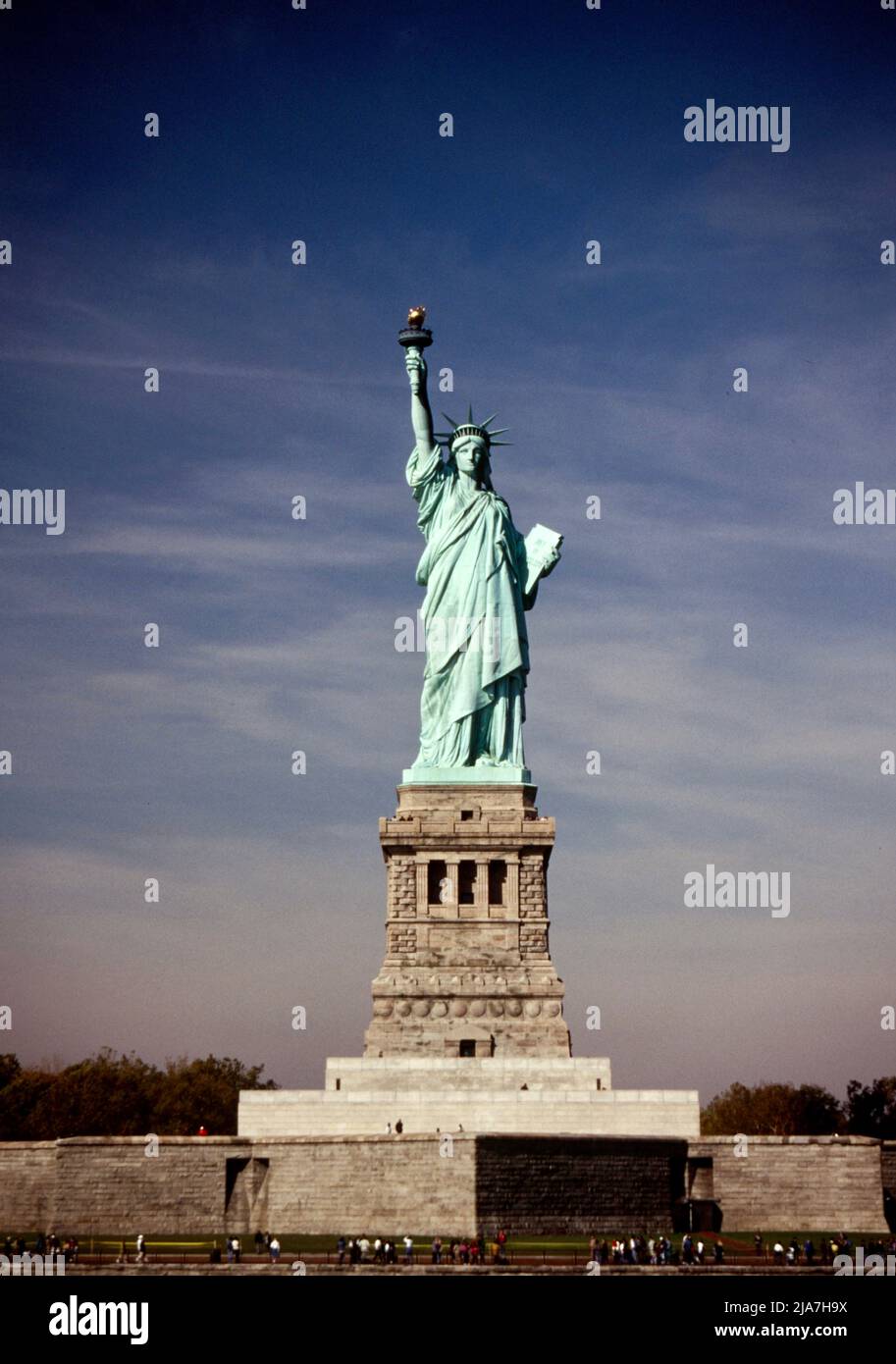 Statue of Liberty (Liberty Enlightening the World) a colossal ...