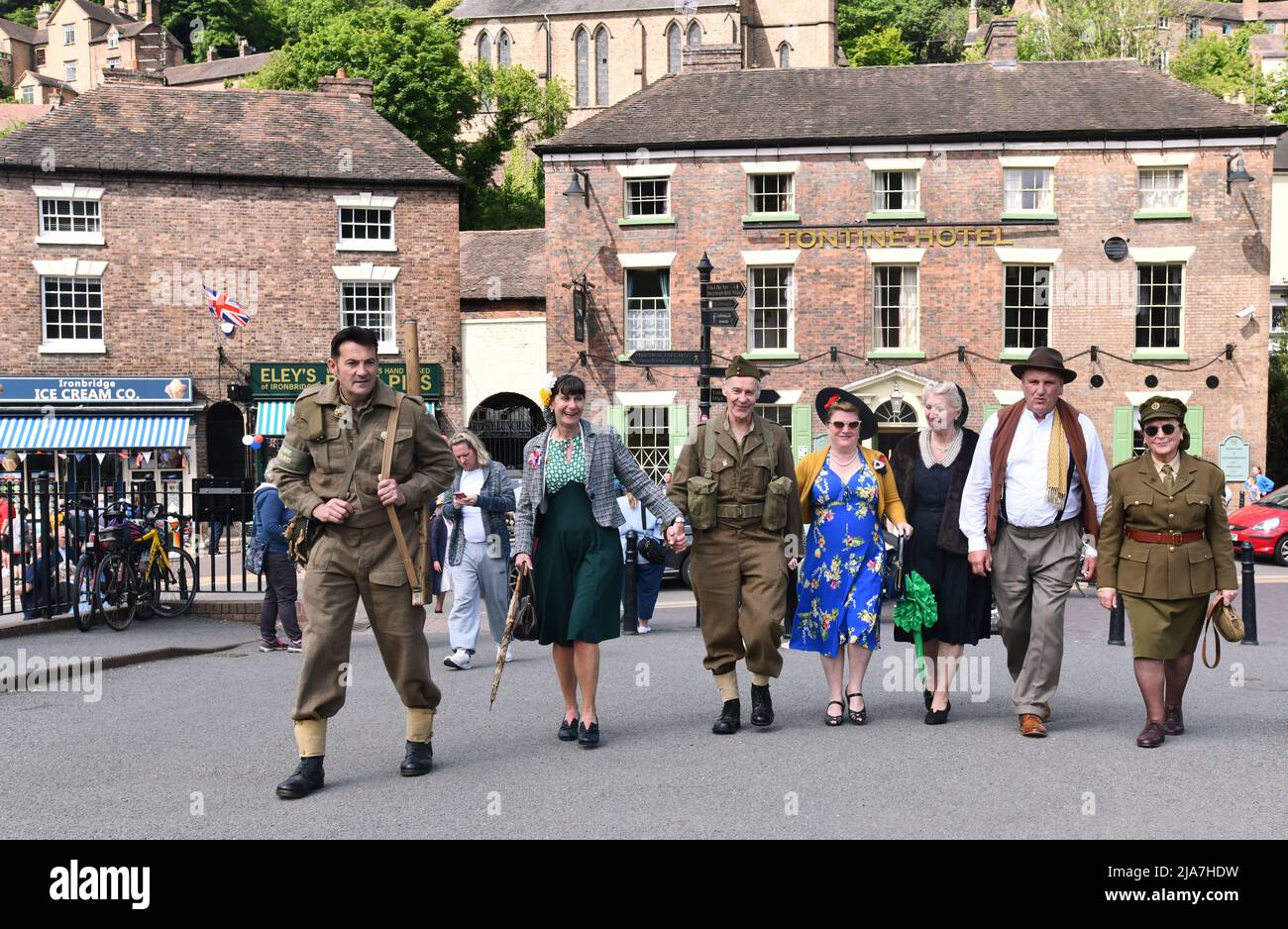 The Ironbridge WW2 Weekend. The historic town of Ironbridge got a ...