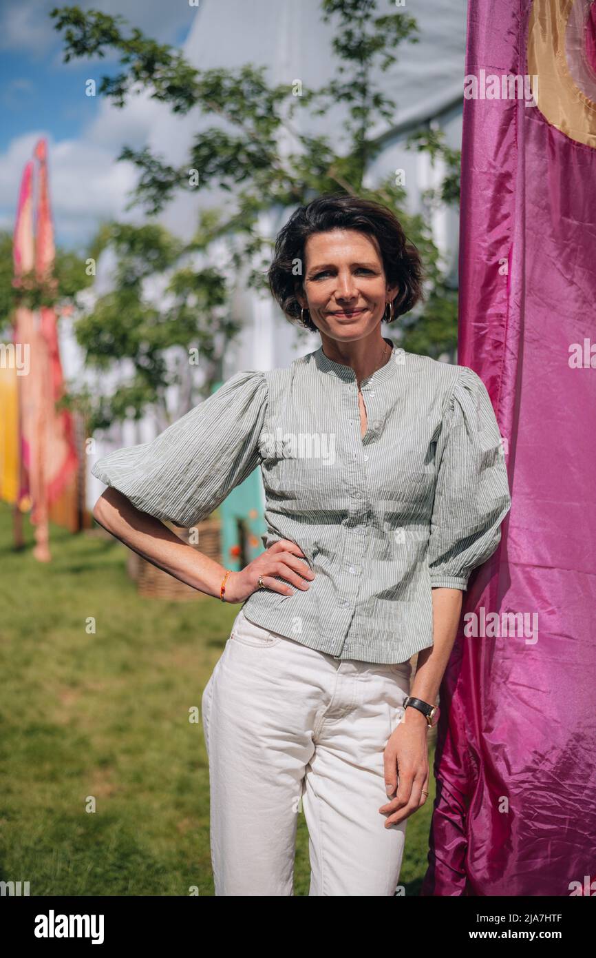Hay-on-Wye, Wales, UK. 28th May, 2022. Thomasina Miers Portrait at Hay ...