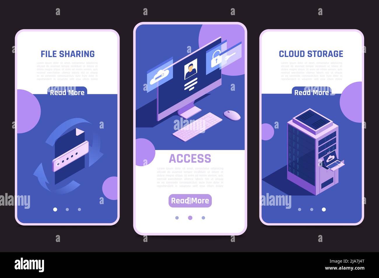 Cloud storage secure synchronizing and sharing data files access encryption technology 3 ...