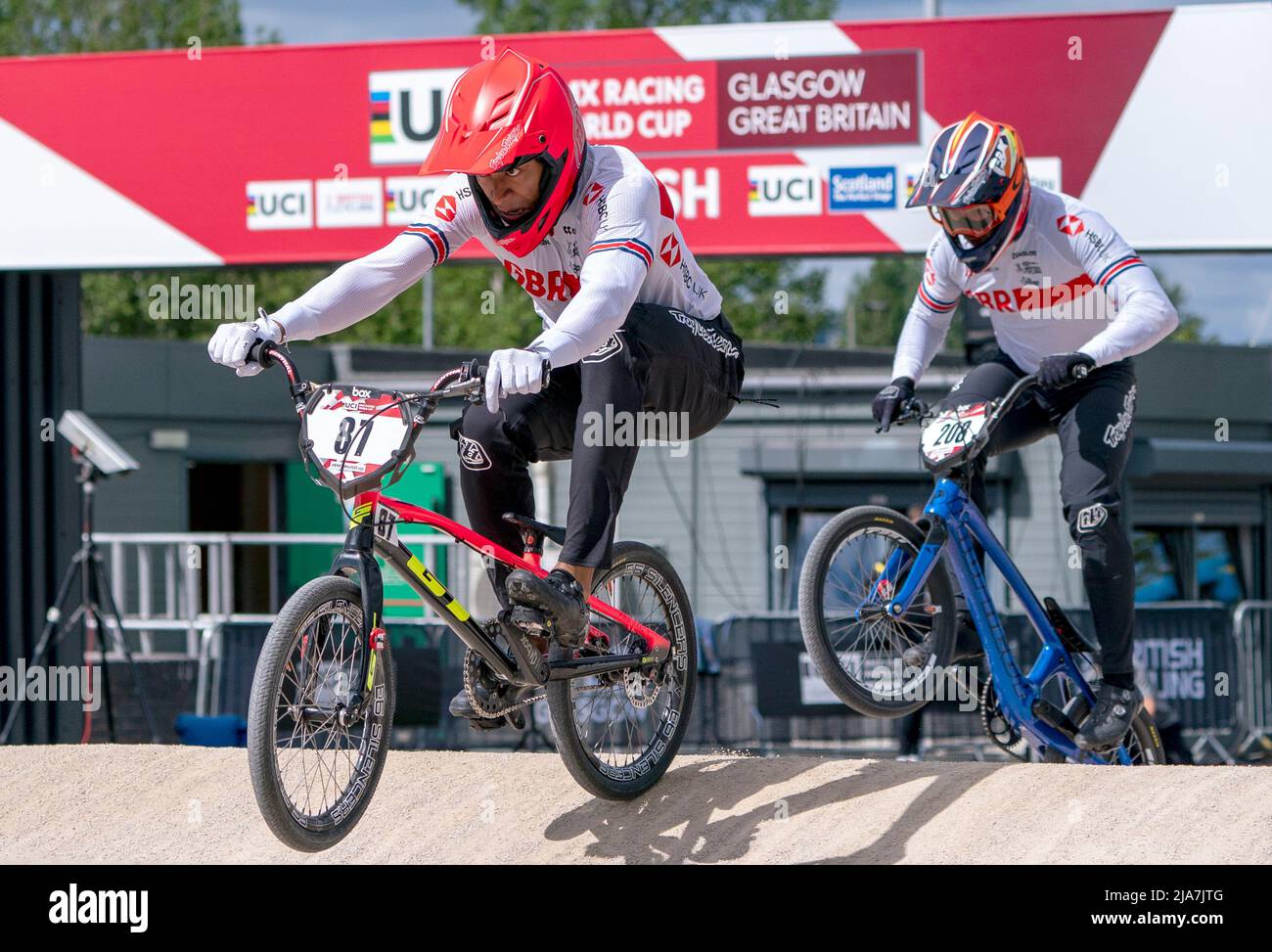 Great Britain's Kye Whyte (left) and Paddy Sharrock (right) in the Men ...