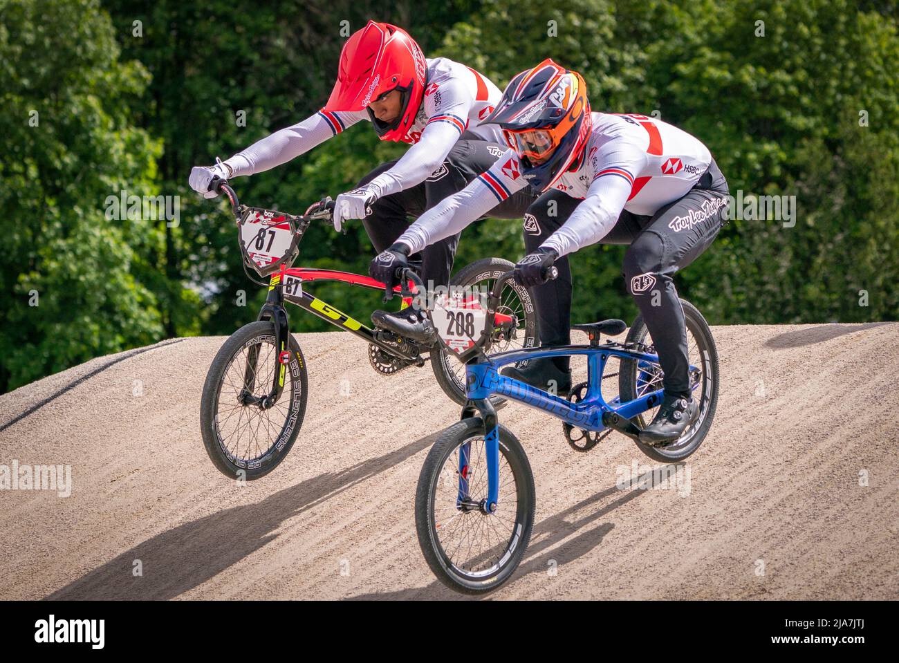 Great Britain's Kye Whyte (left) and Paddy Sharrock (right) in the Men ...