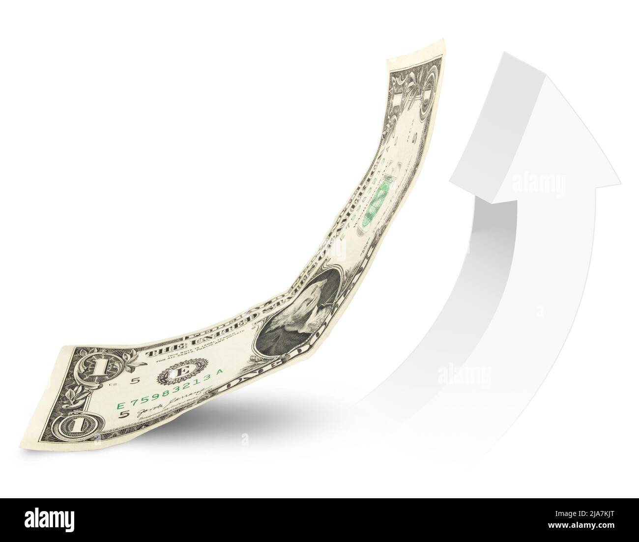 Dollar up arrow Cut Out Stock Images & Pictures - Alamy