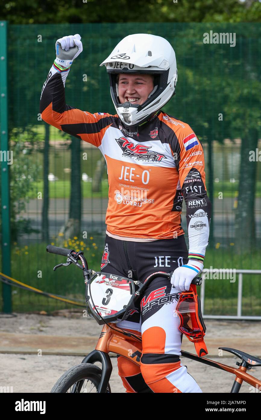 Glasgow, UK. 28th May, 2022. The world BMX Racing world cup took place ...