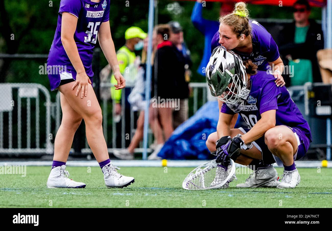 May 27, 2022, Baltimore, MD, USA: May 27, 2022: Teammates console ...