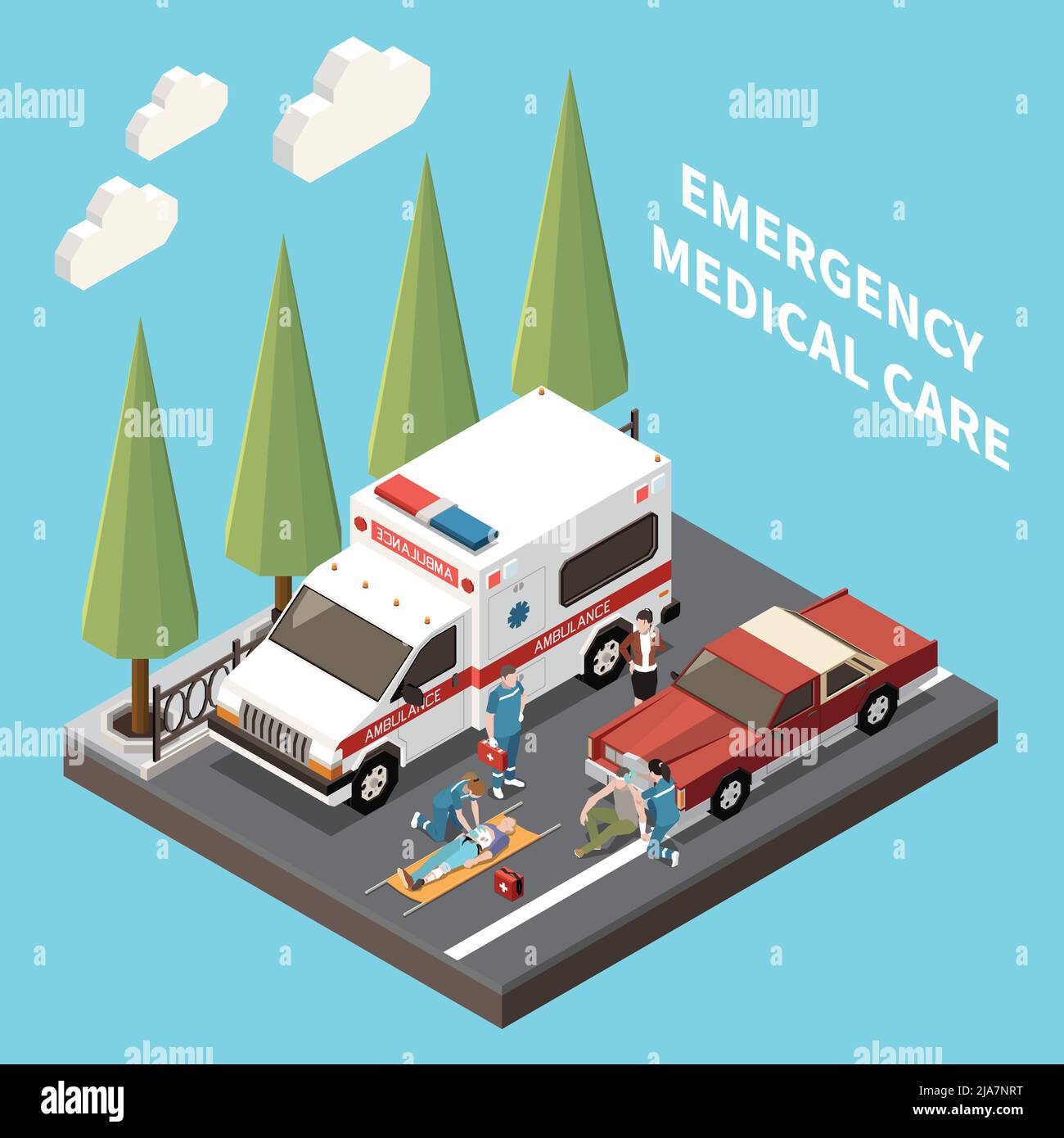 Paramedics providing first aid victim hi-res stock photography and ...