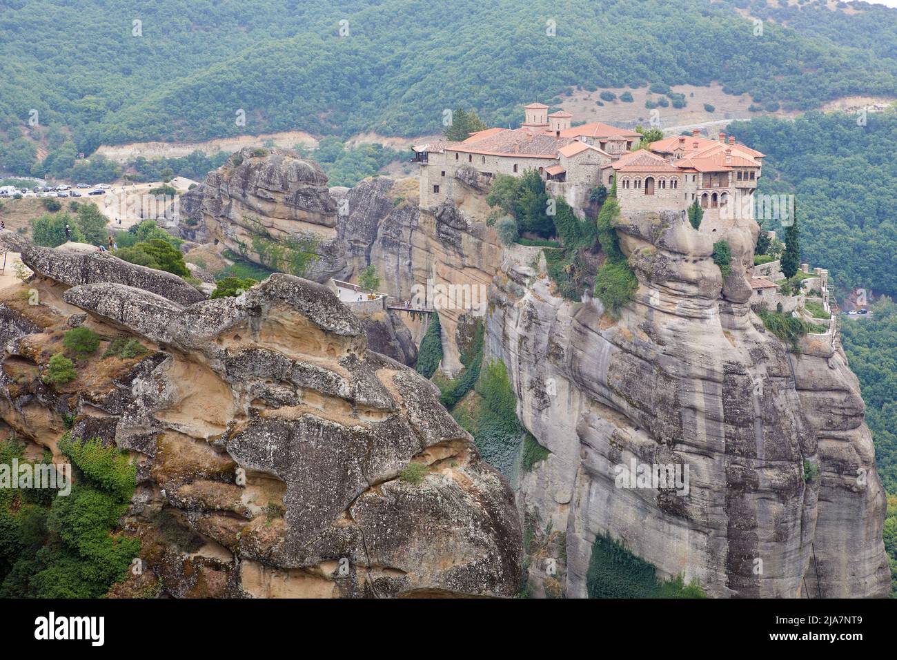 The typical monasteries of Meteora, Greece Stock Photo - Alamy
