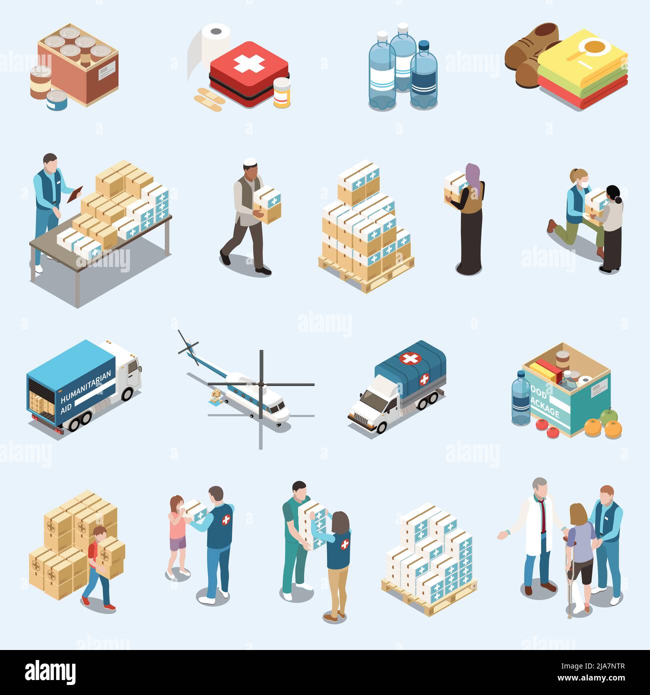 Basic needs assistance Stock Vector Images - Alamy