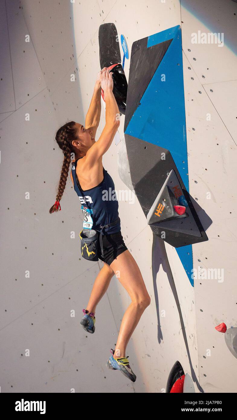 Seoul, South Korea. 8th May, 2022. Brooke Raboutou (USA), May 8, 2022 ...