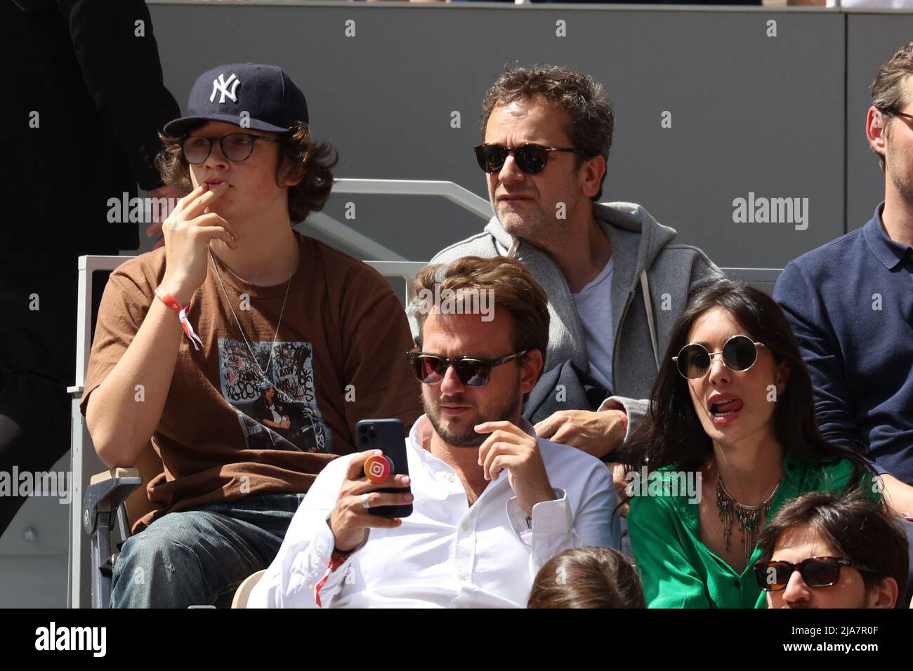 Paris, France. 28th May, 2022. Jonathan Zaccai, Joseph Zaccai in the ...