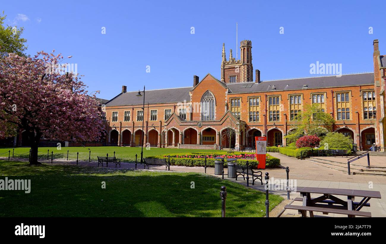Queens University Belfast - travel photography Stock Photo - Alamy