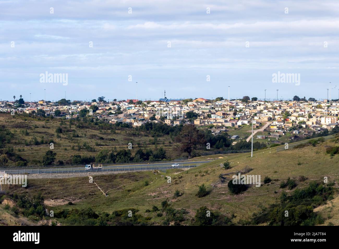 Thembelethu low income residential settlement in George, Western Cape ...
