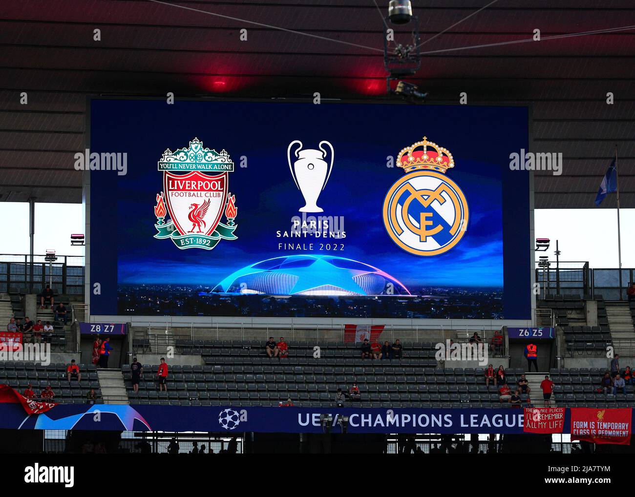 Paris, France. 28th May 2022; Stade de France stadium, Saint-Denis ...
