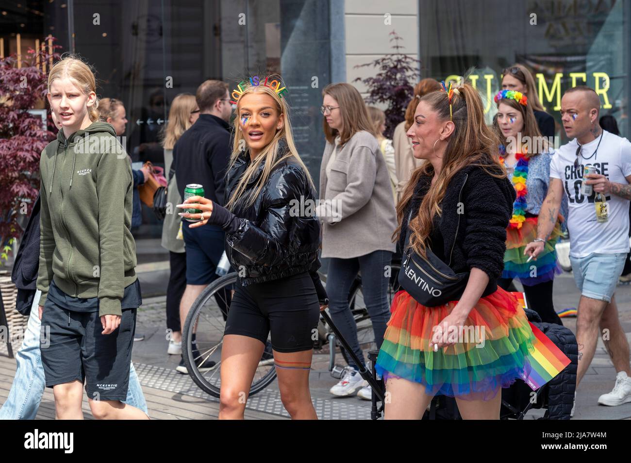 Aarhus pride parade 2022 on 28 May 2022 in Aarhus, Denmark Stock Photo ...
