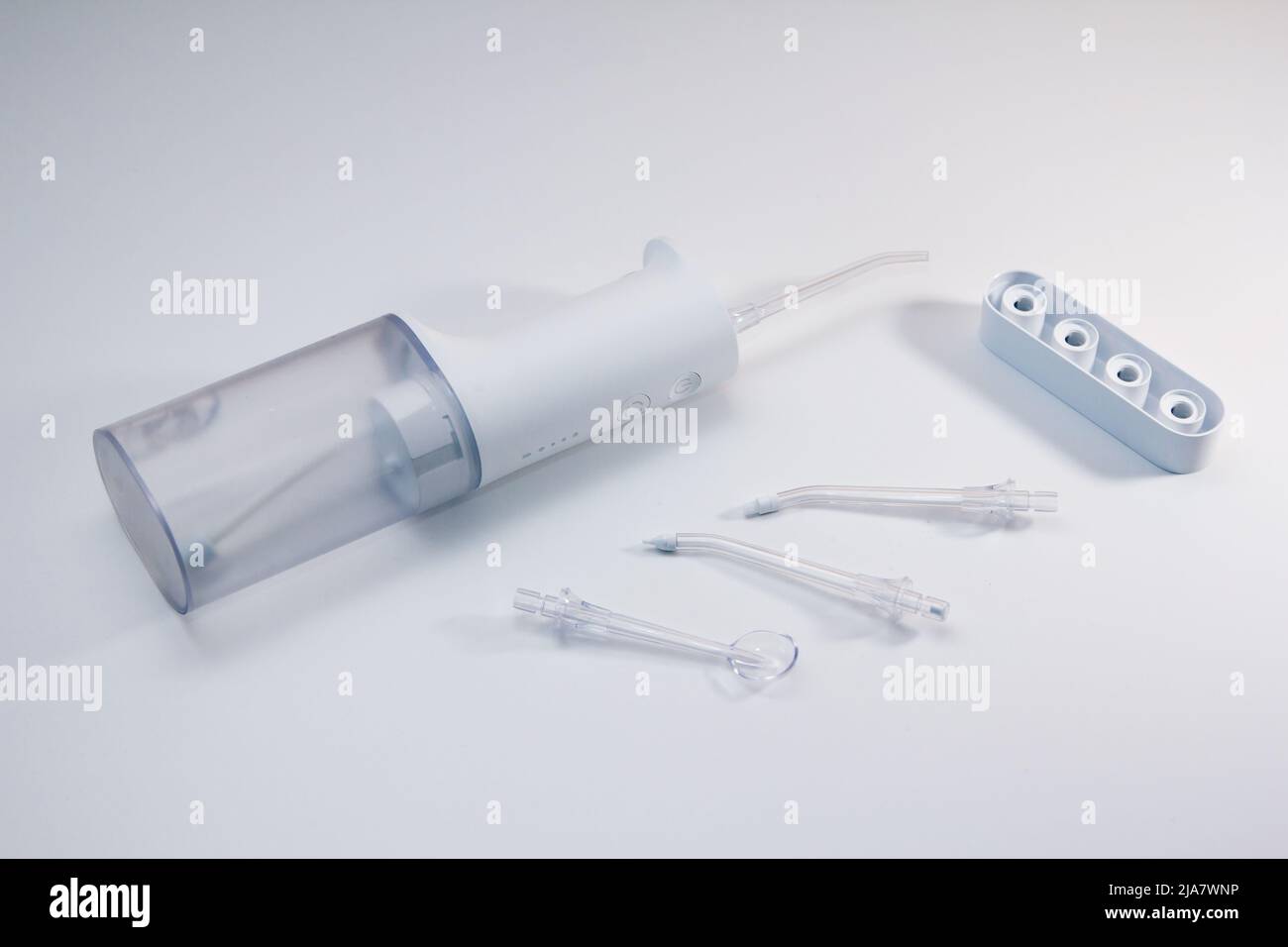 Electric dental irrigator with different nozzles - tools for teeth ...