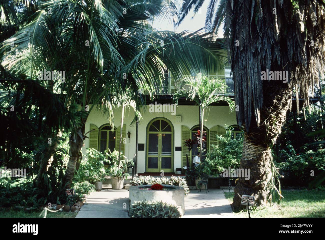 Ernest Hemingway's home in Key West, Florida, the southernmost point of ...