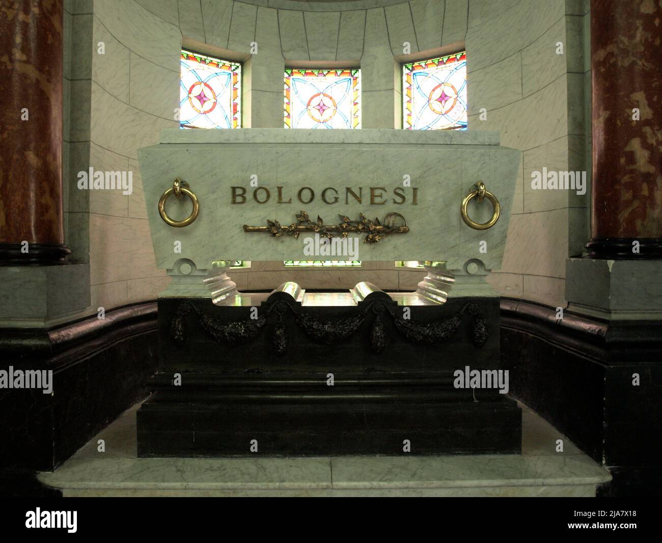 Catafalque of Colonel Francisco Bolognesi, in the crypt of the heroes ...