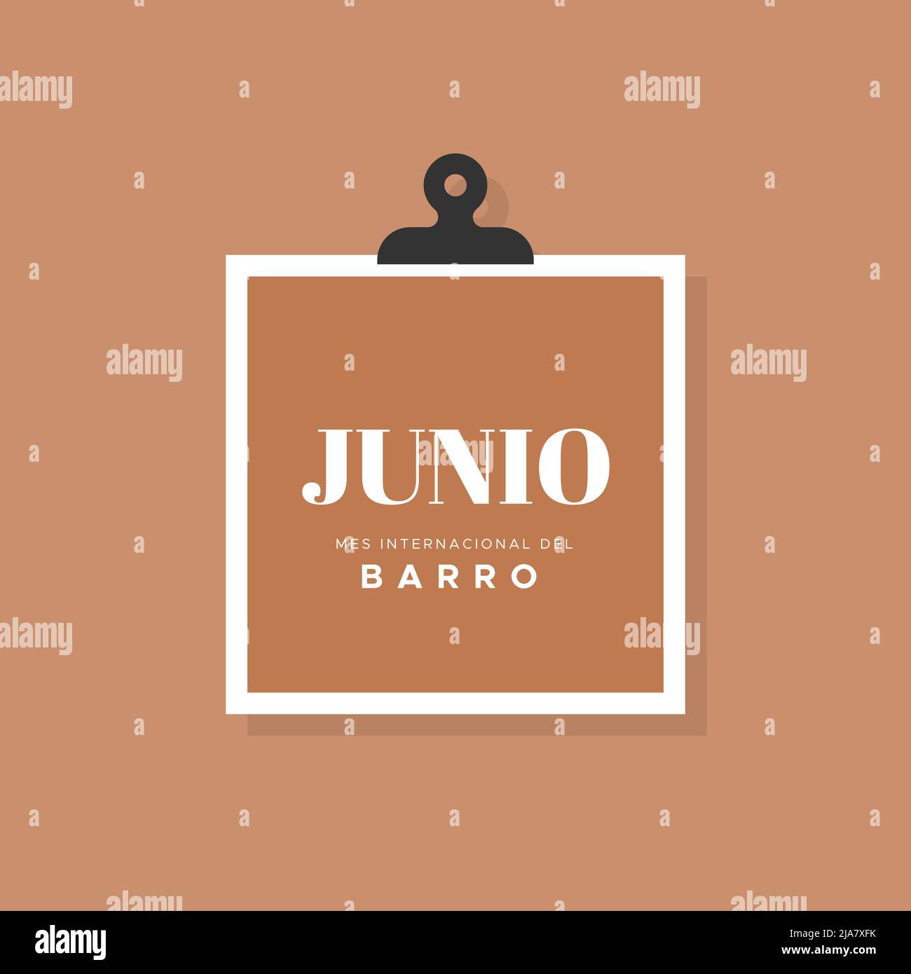 International Mud Month. June. Spanish. Mes Internacional del Barro ...
