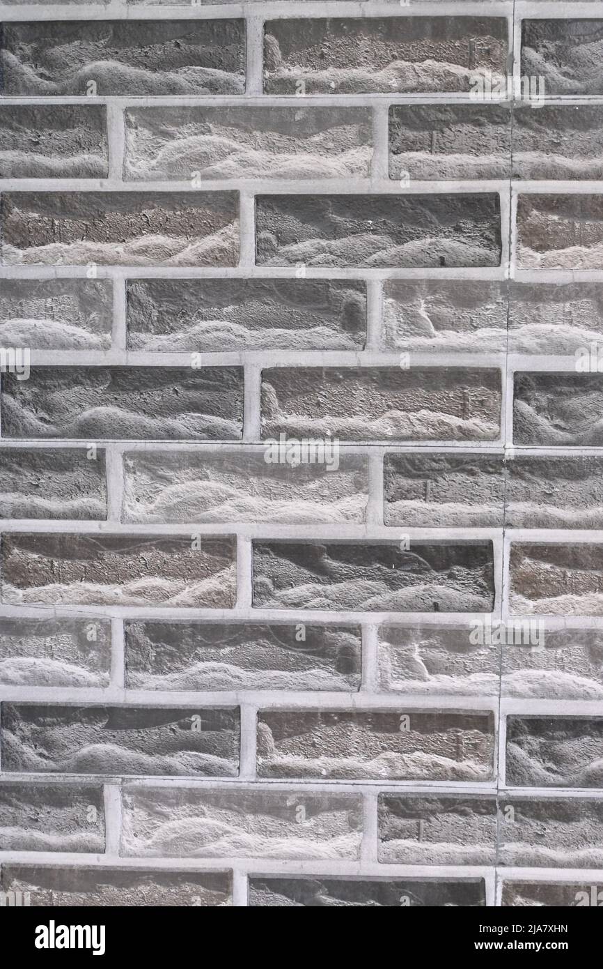 closeup the grey brown color tiles wall soft focus natural grey brown ...