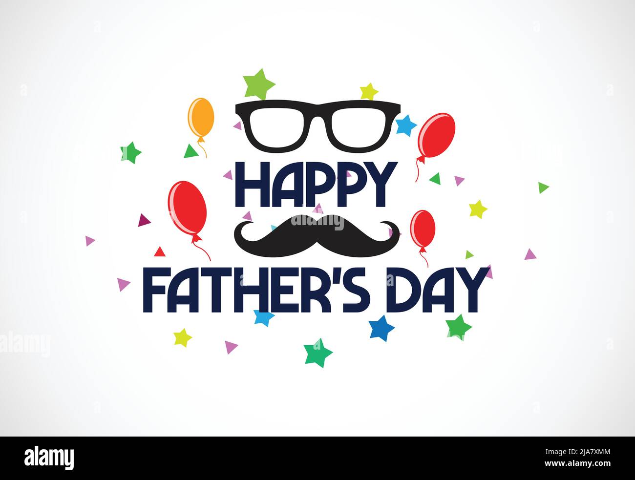 Happy Father's Day poster or banner template, Happy fathers day letters ...