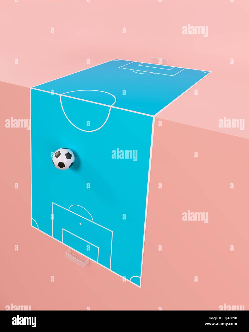 Soccer Field Layout 3d