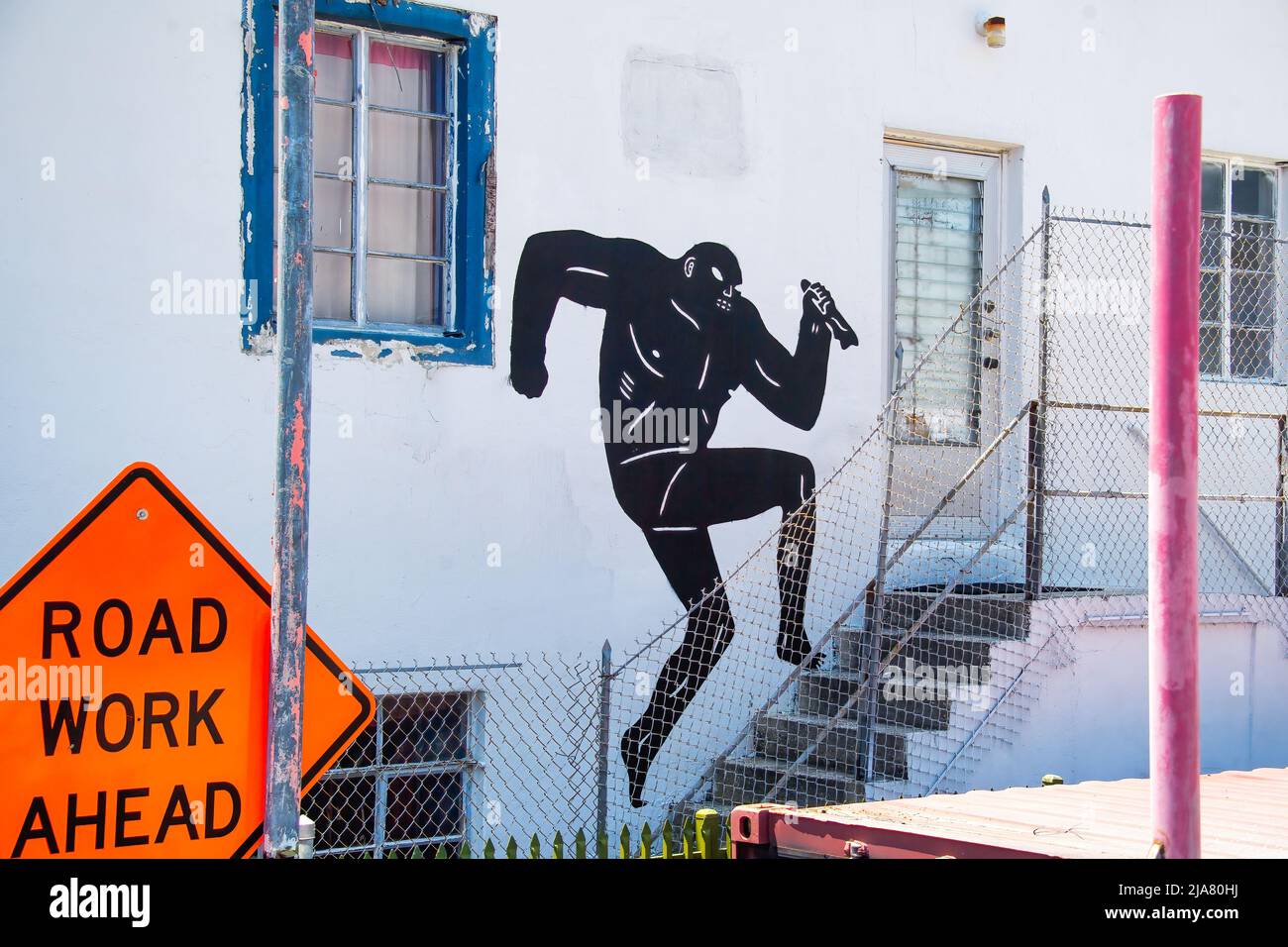 Graffiti stairs wall art hi-res stock photography and images - Alamy